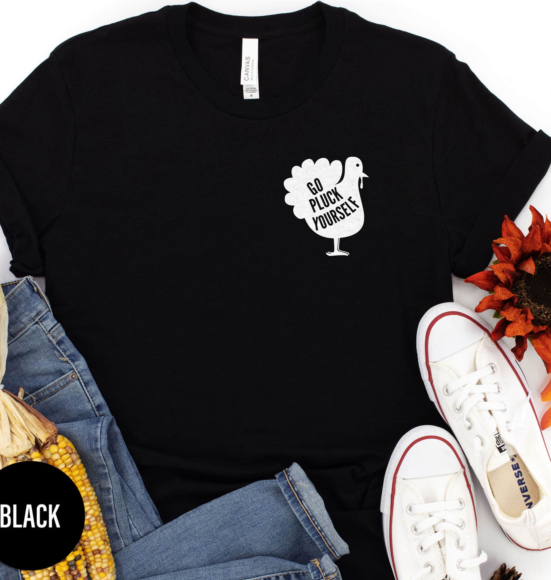 Go Pluck Yourself - Unique Thanksgiving T-Shirt | Holiday Tees