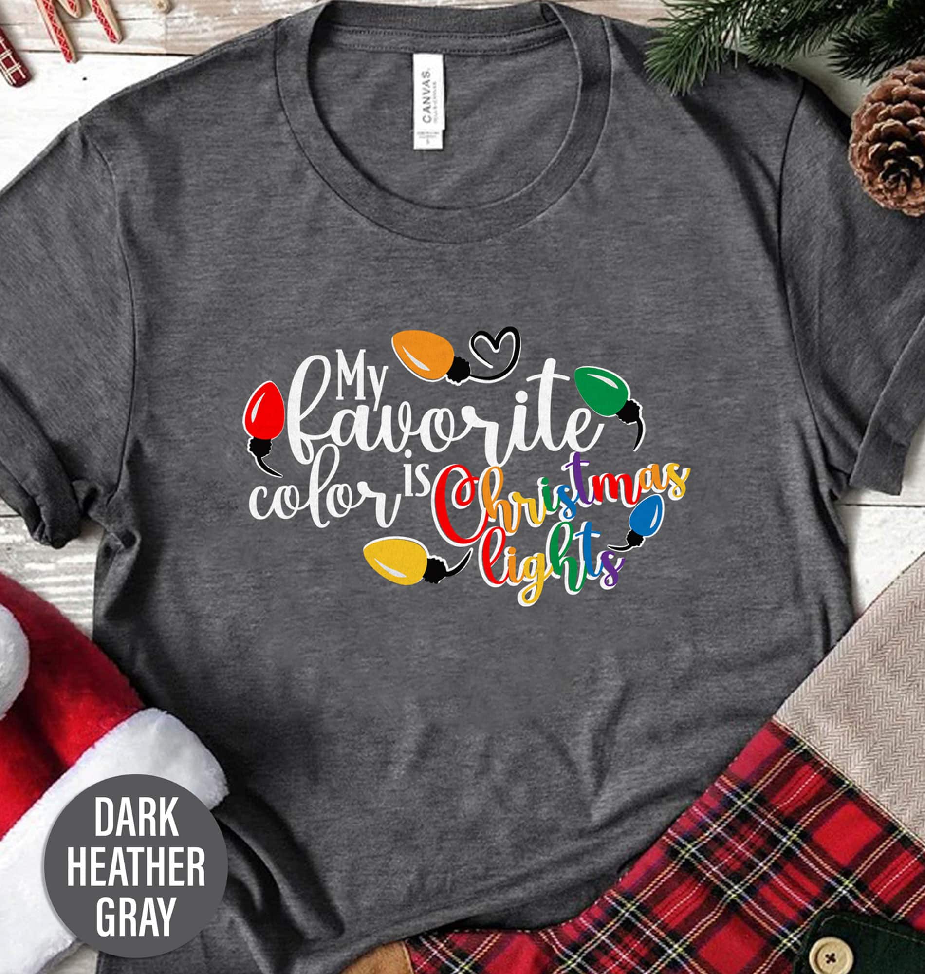 Christmas Lights T-Shirt: Perfect Holiday Apparel - Get Yours Now!
